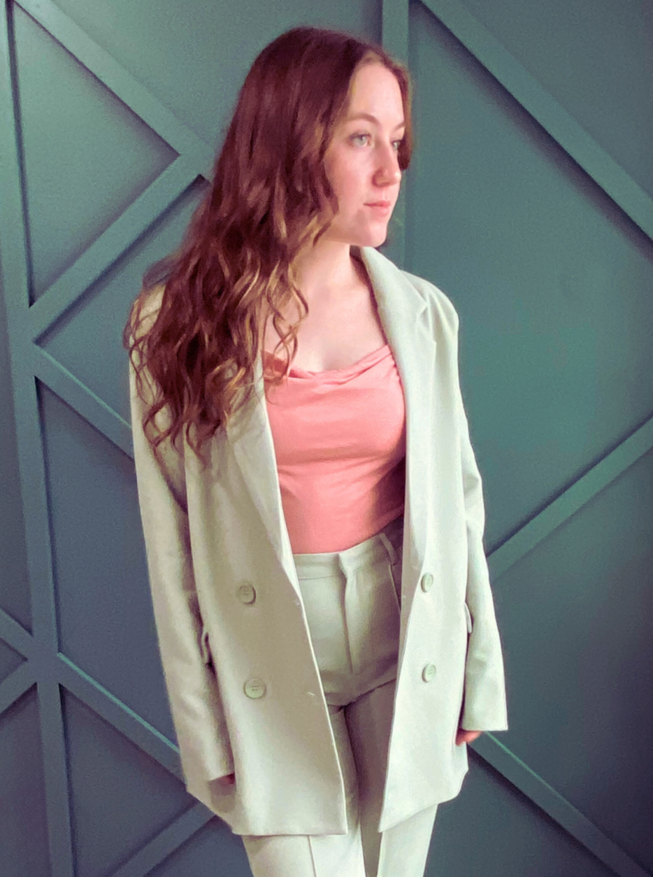 'Celeste' Oversized Double Breasted Blazer – Calyse Collections